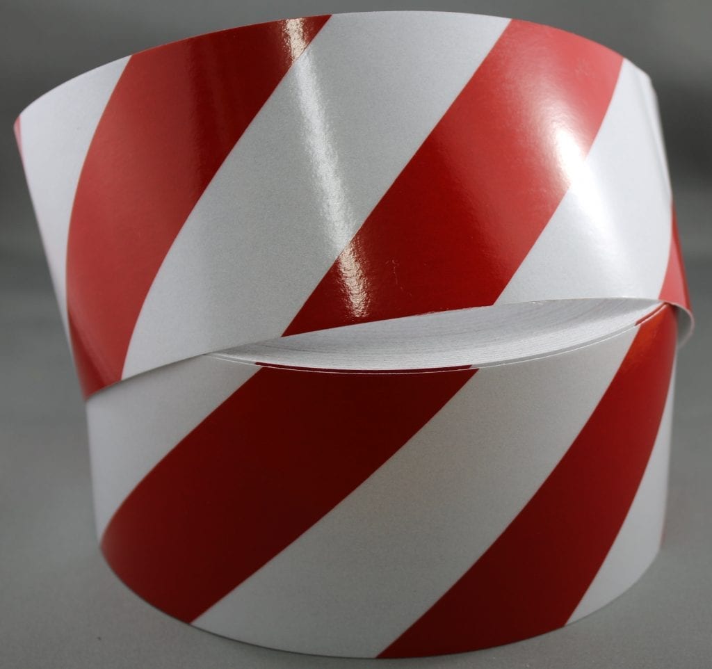 3M Red/White Class 2 Reflective Tape – RIGHT