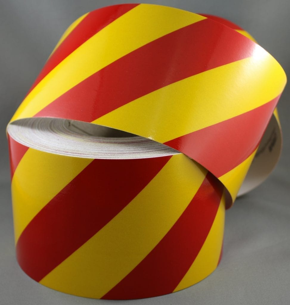 3M Yellow/Red Class 2 Reflective Tape – RIGHT