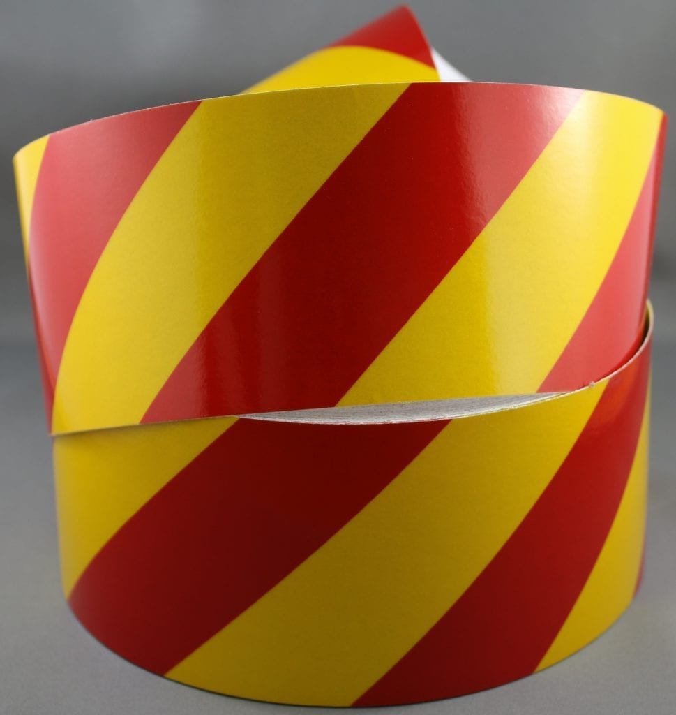 3M Yellow/Red Class 2 Reflective Tape – RIGHT