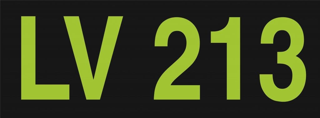 Hi Vis Light Vehicle Call Number/ID Class 1 (Set of 2 Magnets)