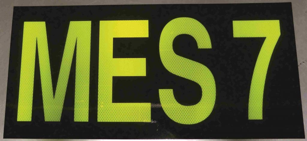 Hi Vis Light Vehicle Call Number/ID Class 1 (Set of 2 Magnets)