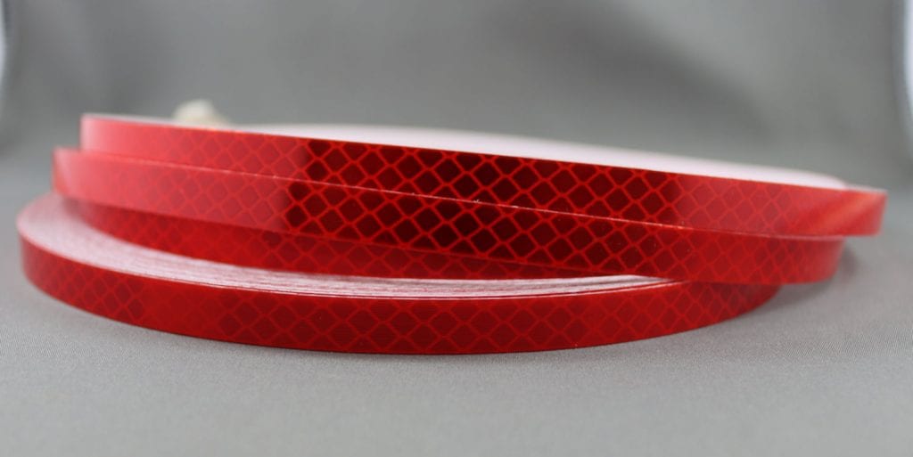 3M Red (4092) Diamond Grade Class 1 Reflective Tape Mine Signs