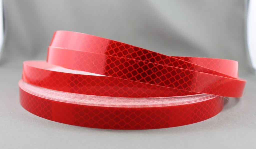 3M Red (4092) Diamond Grade Class 1 Reflective Tape Mine Signs
