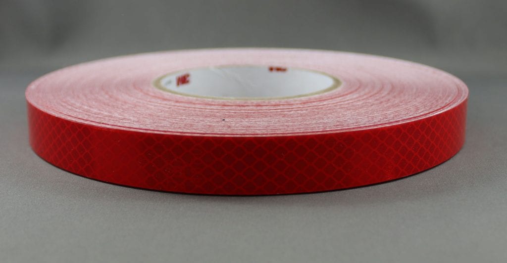 3M Red (4092) Diamond Grade Class 1 Reflective Tape Mine Signs