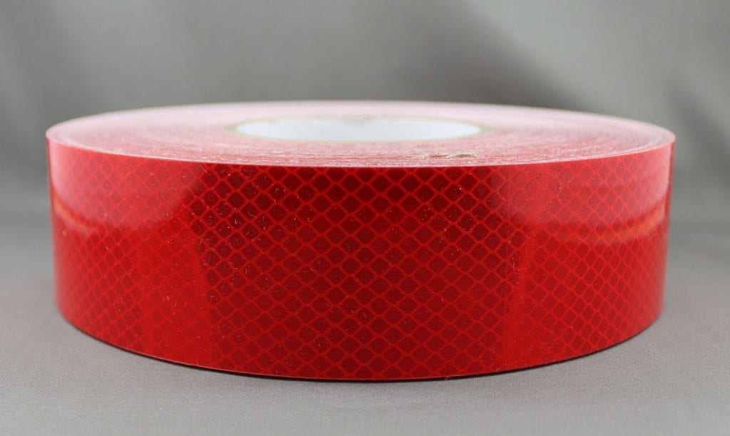 3M Red (4092) Diamond Grade Class 1 Reflective Tape Mine Signs