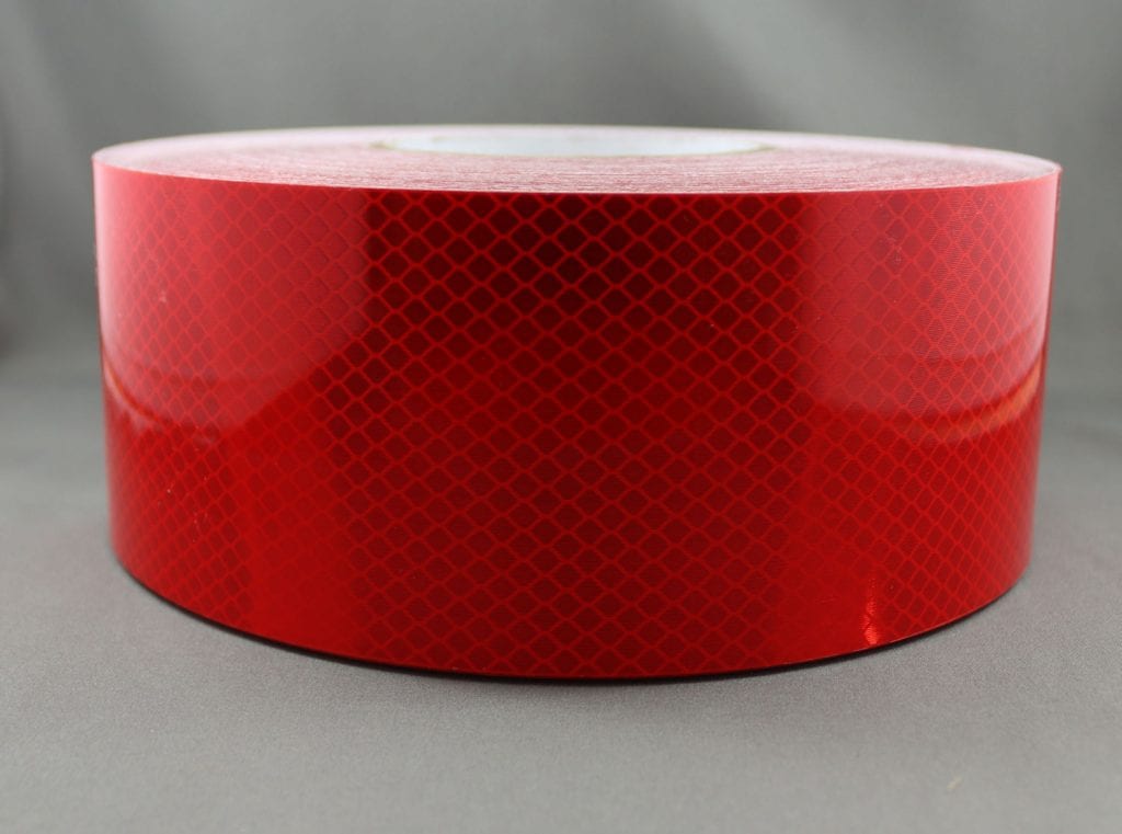 3M Red (4092) Diamond Grade Class 1 Reflective Tape Mine Signs
