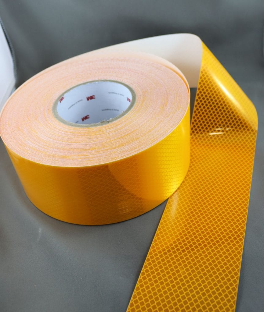 3M Yellow (4091) Diamond Grade Class 1 Reflective Tape - Mine Signs