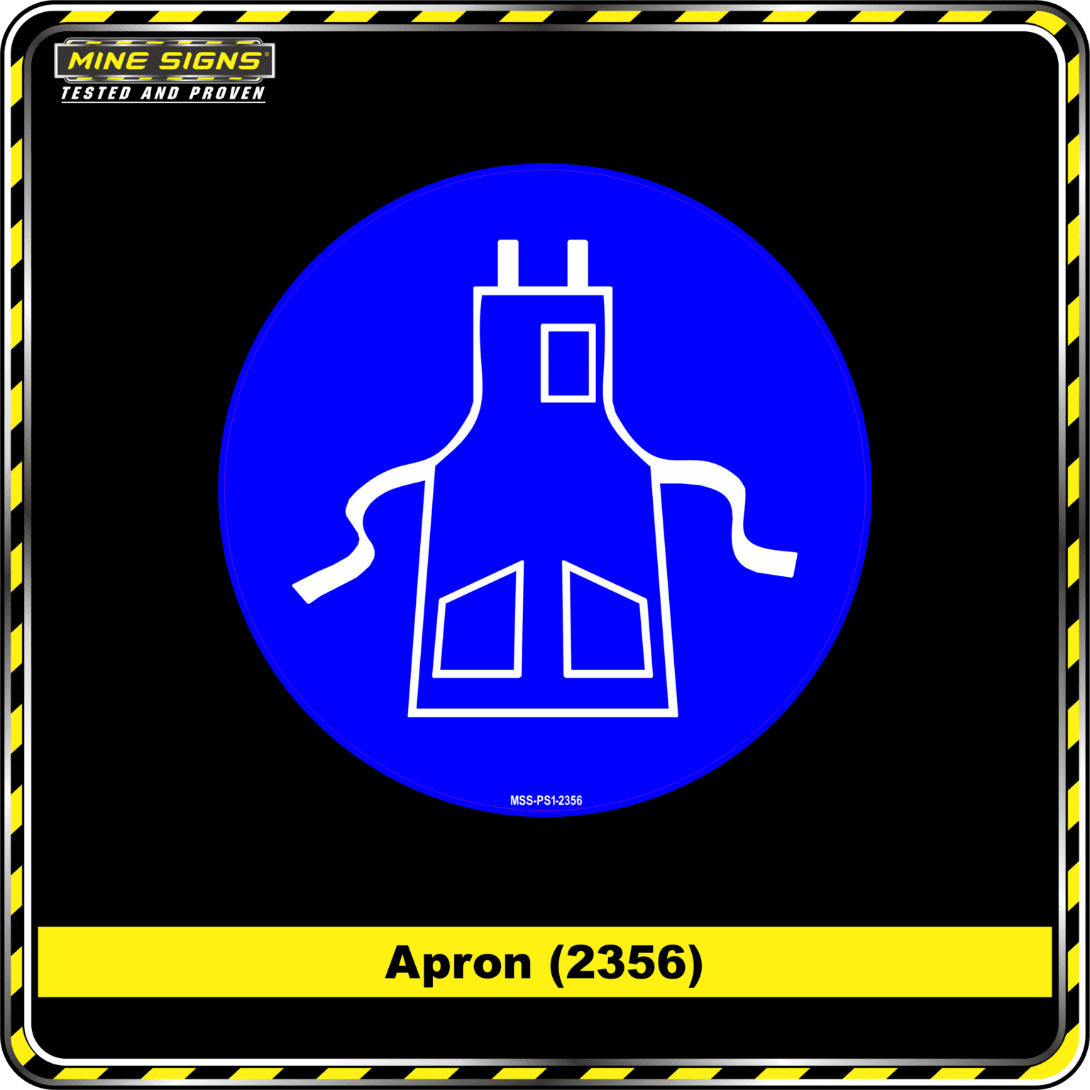 Apron (Pictogram 2356) - Mine Signs