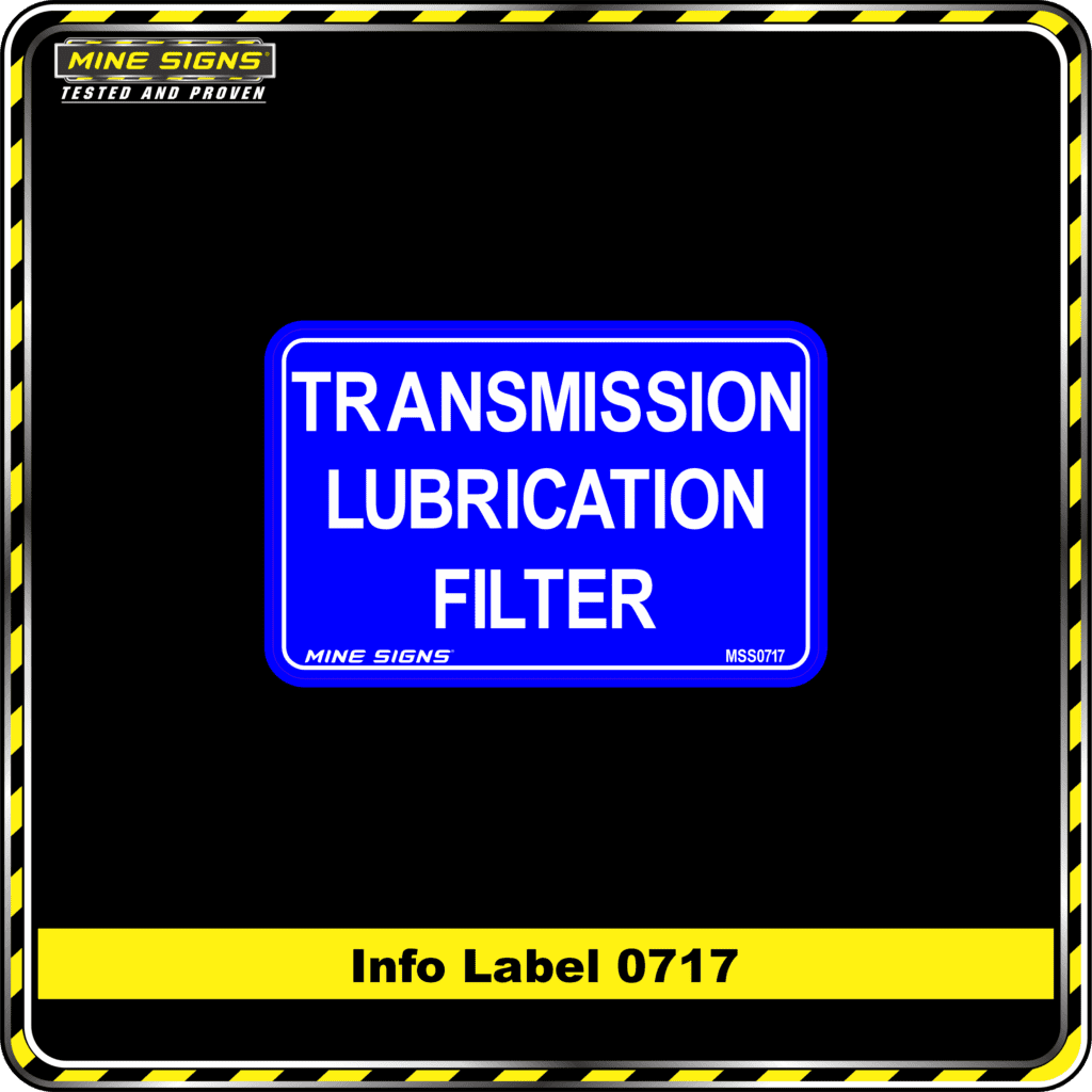 Transmission Lubrication Filter (Info Label 0717)