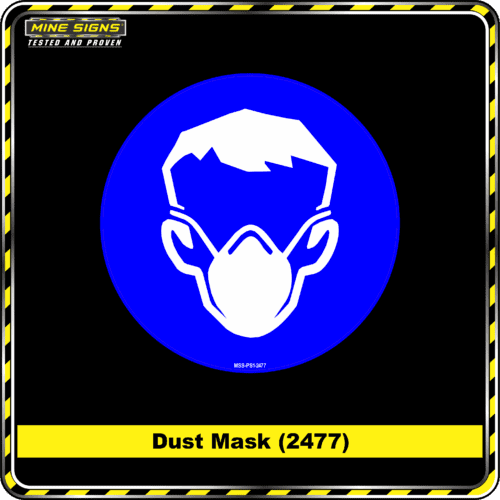 Dust Mask (Pictogram 2477) - Mine Signs