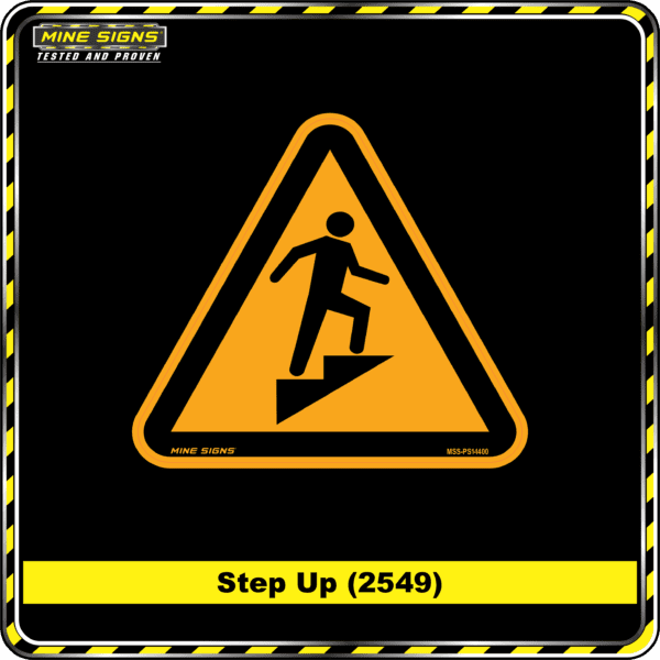 Step Up (Pictogram 2549) - Mine Signs