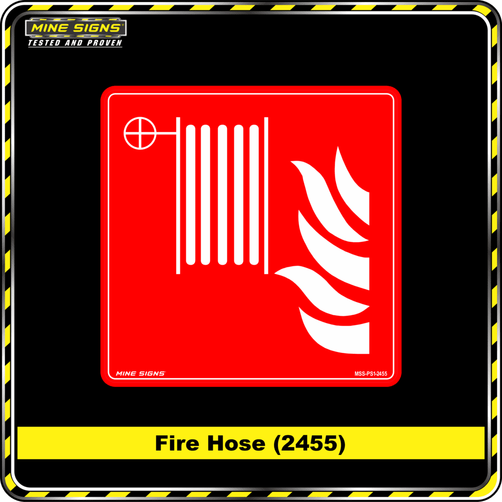 Fire Hose (Pictogram 2455) - Mine Signs